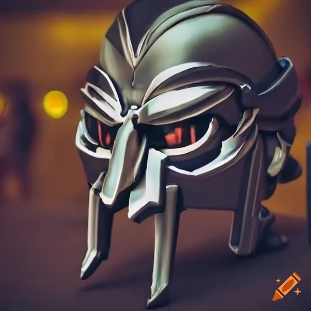 Doomfist and mf doom inspired character artwork