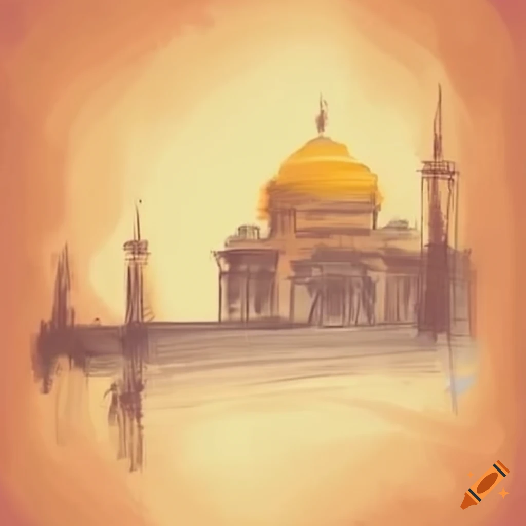 Background for a powerpoint presentation on india on Craiyon