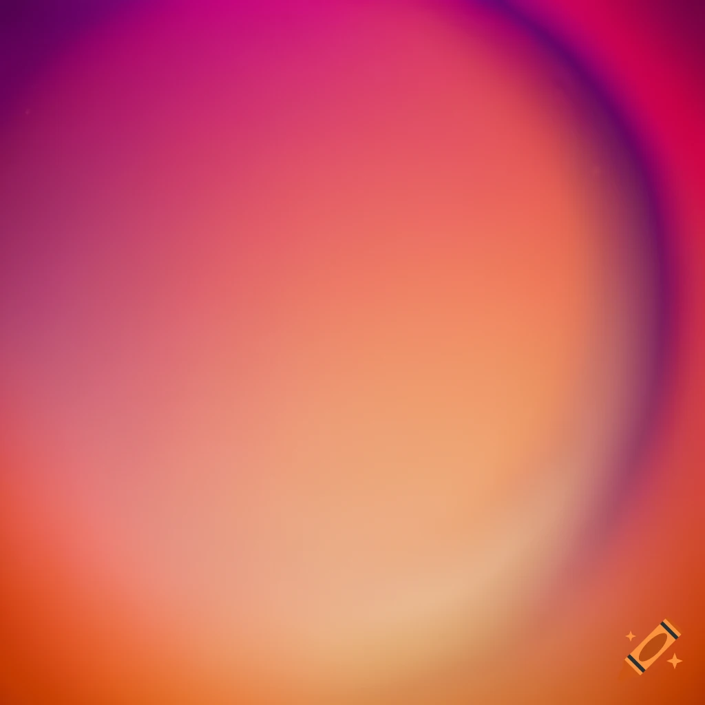 Pink and orange gradient circle blur on Craiyon