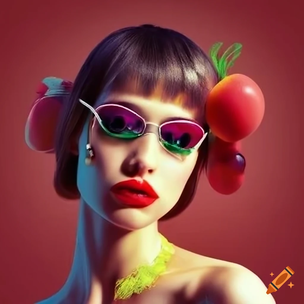 Stylish and chic fashion model in cream and pastel clothes on Craiyon