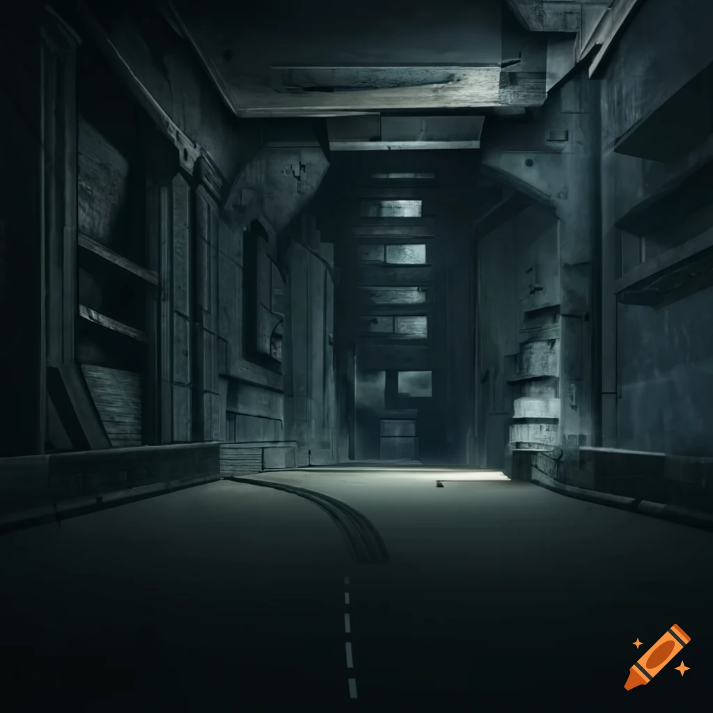 Image of a futuristic underground base on Craiyon