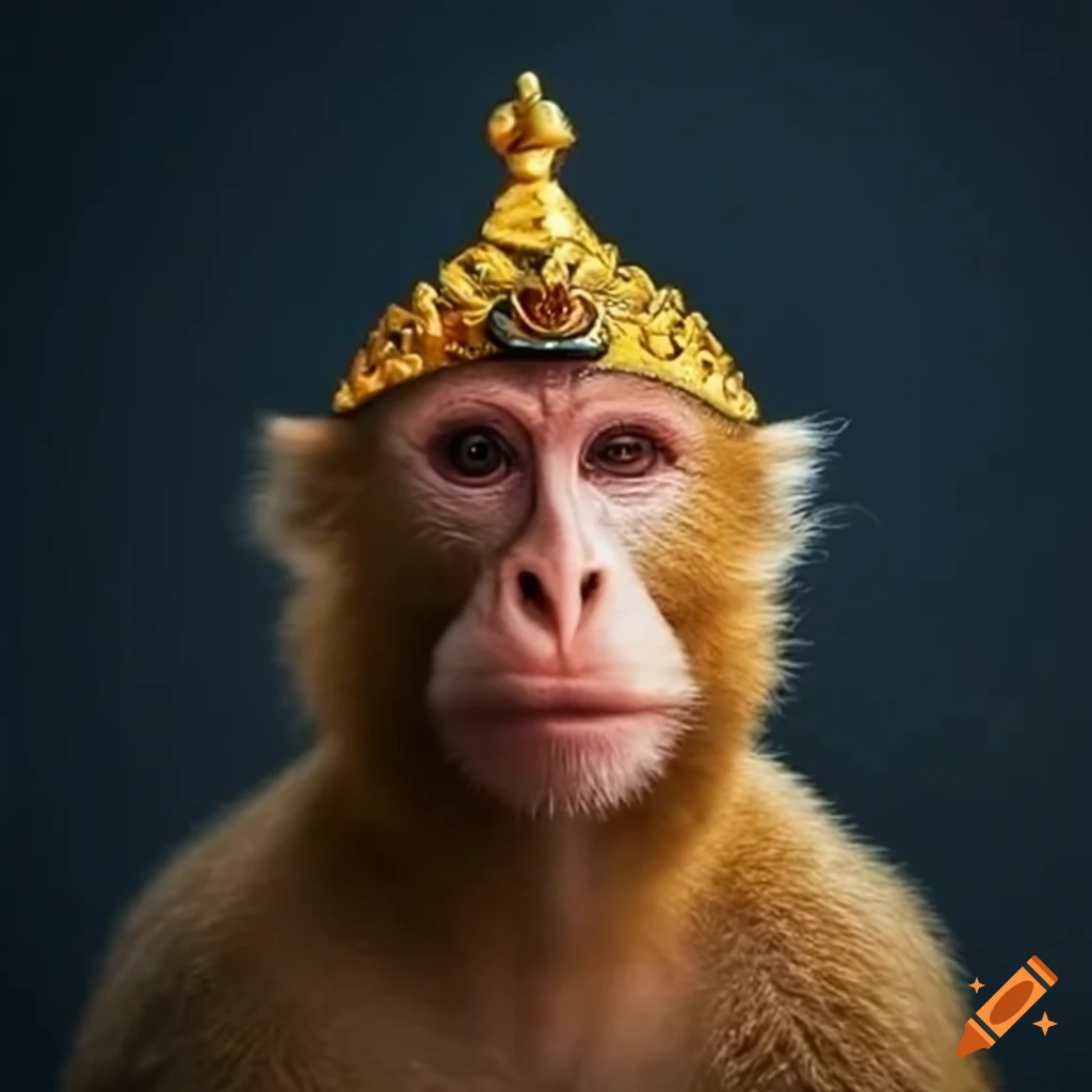Image of a monkey in russia