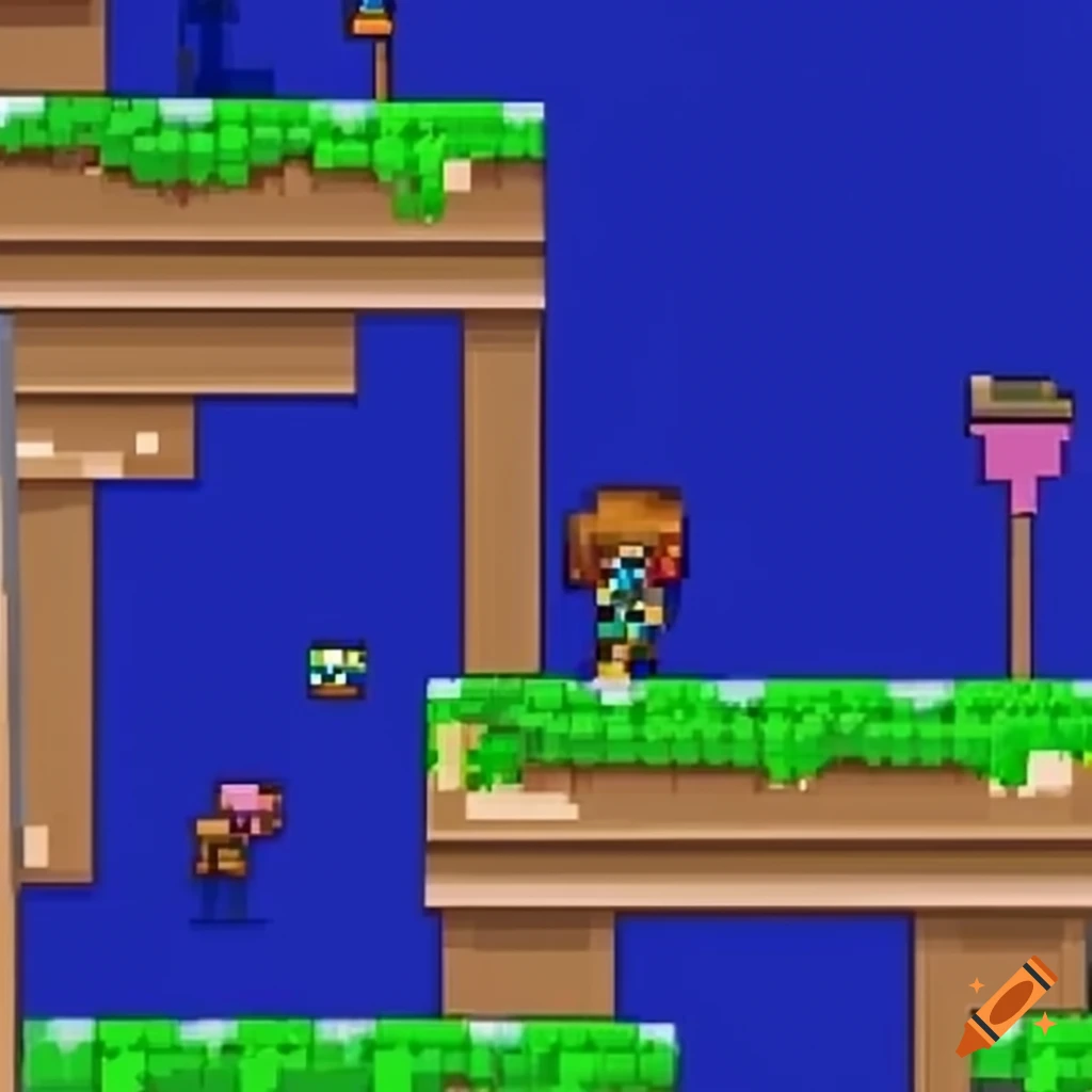 Pixel art of enchanting worlds