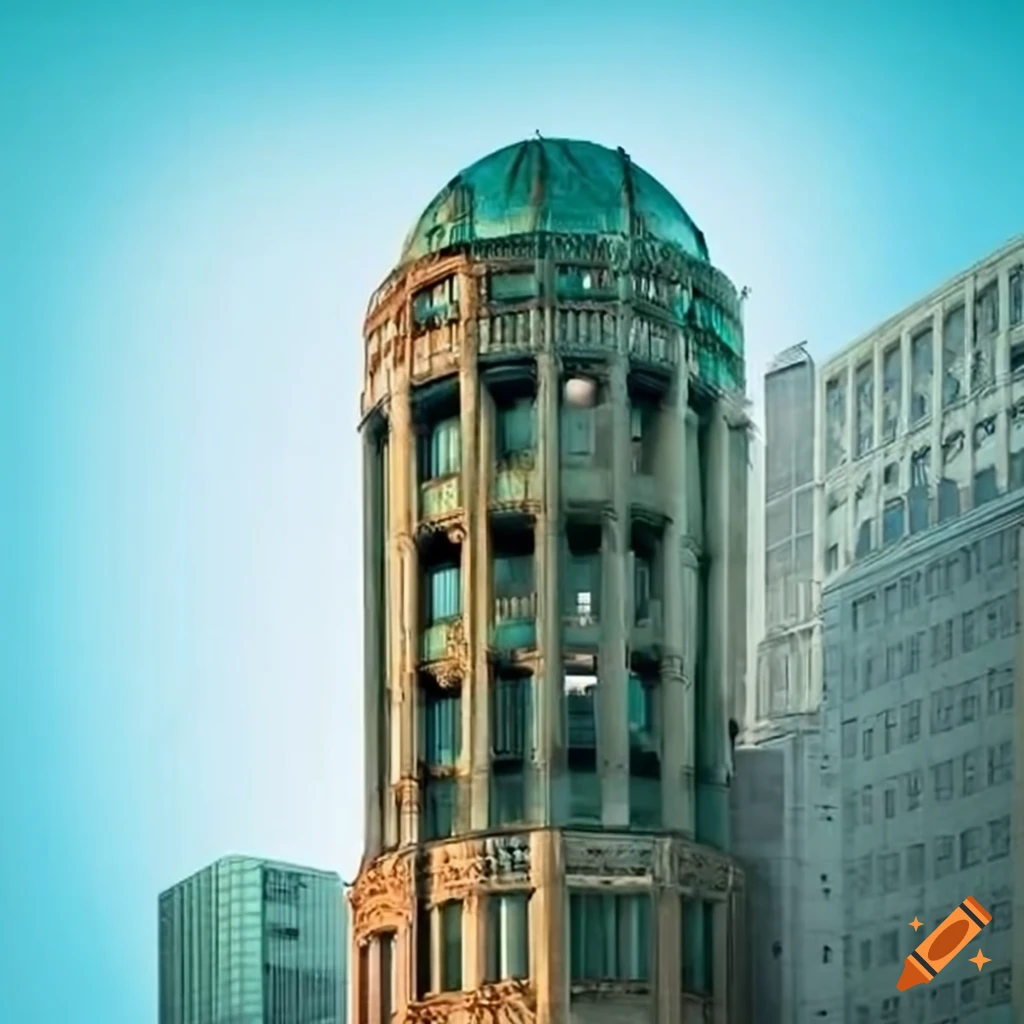 Bronze art deco building