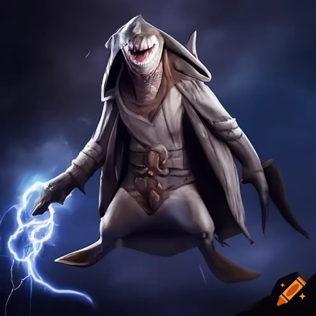 Shark images created on Craiyon