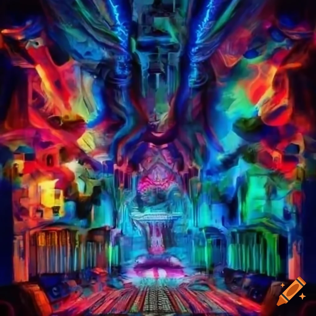 Visually stunning demoscene artwork