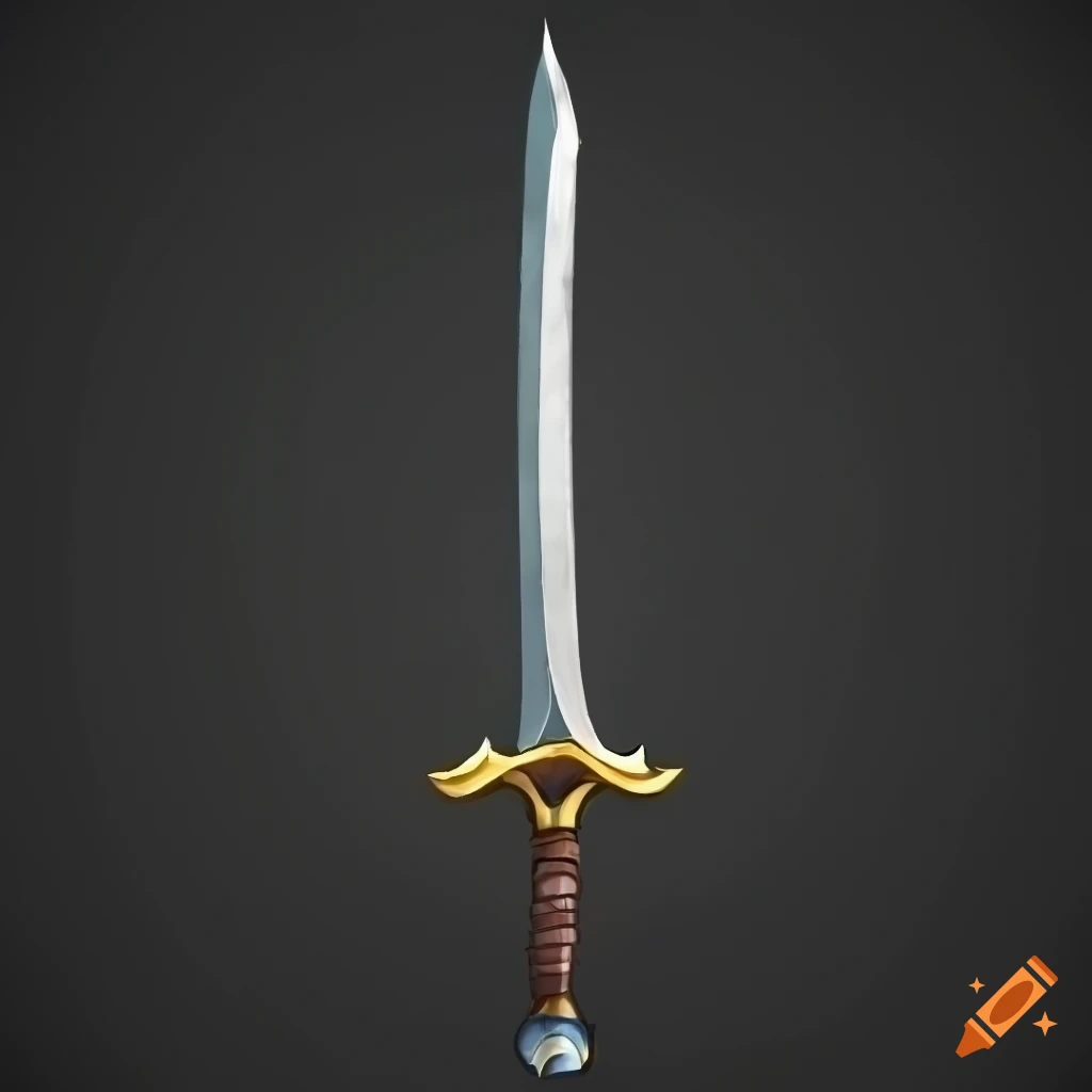 Stylised concept of a sword