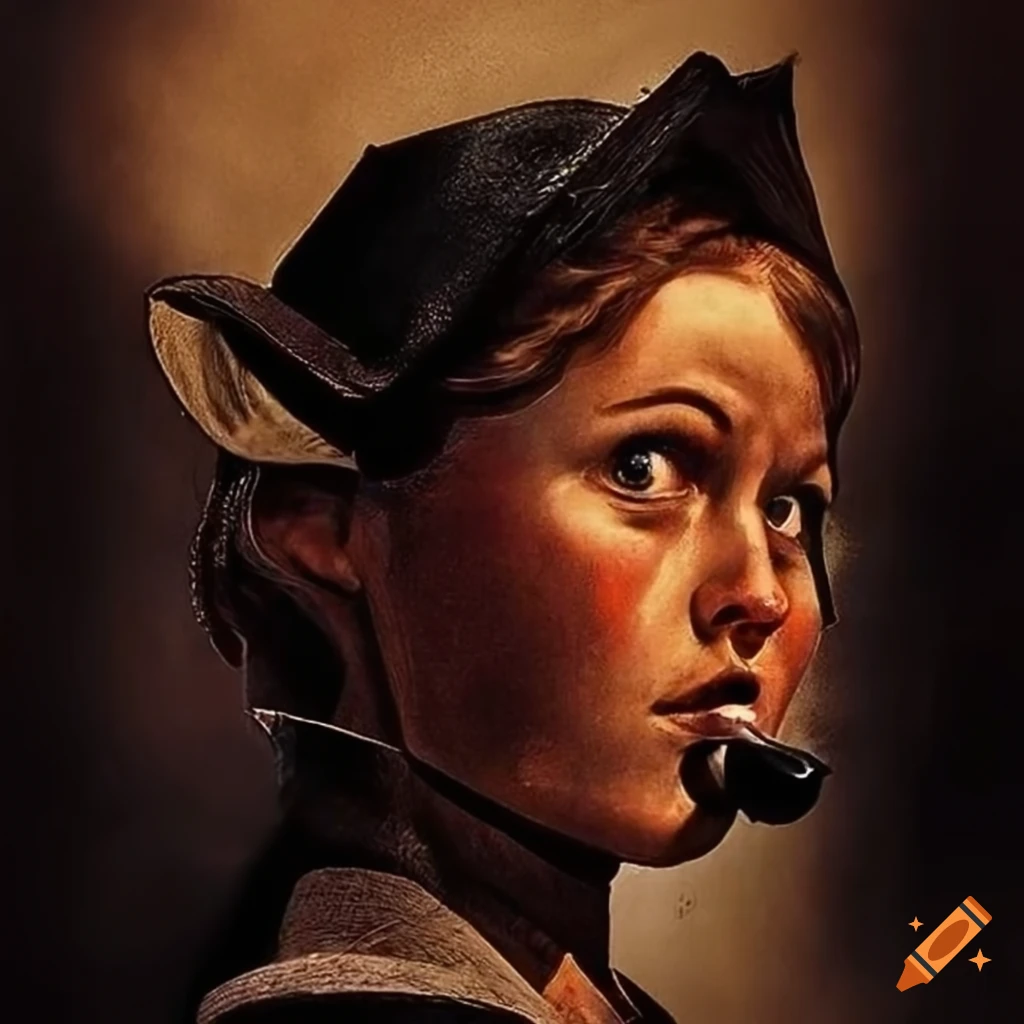 Aerial scene with stark contrast by Norman Rockwell on Craiyon