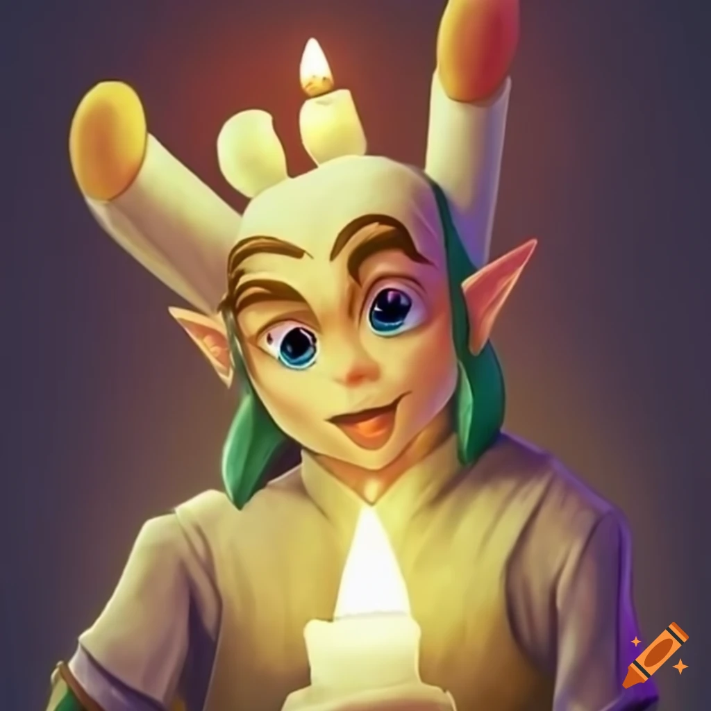Link and lumiere from a disney movie