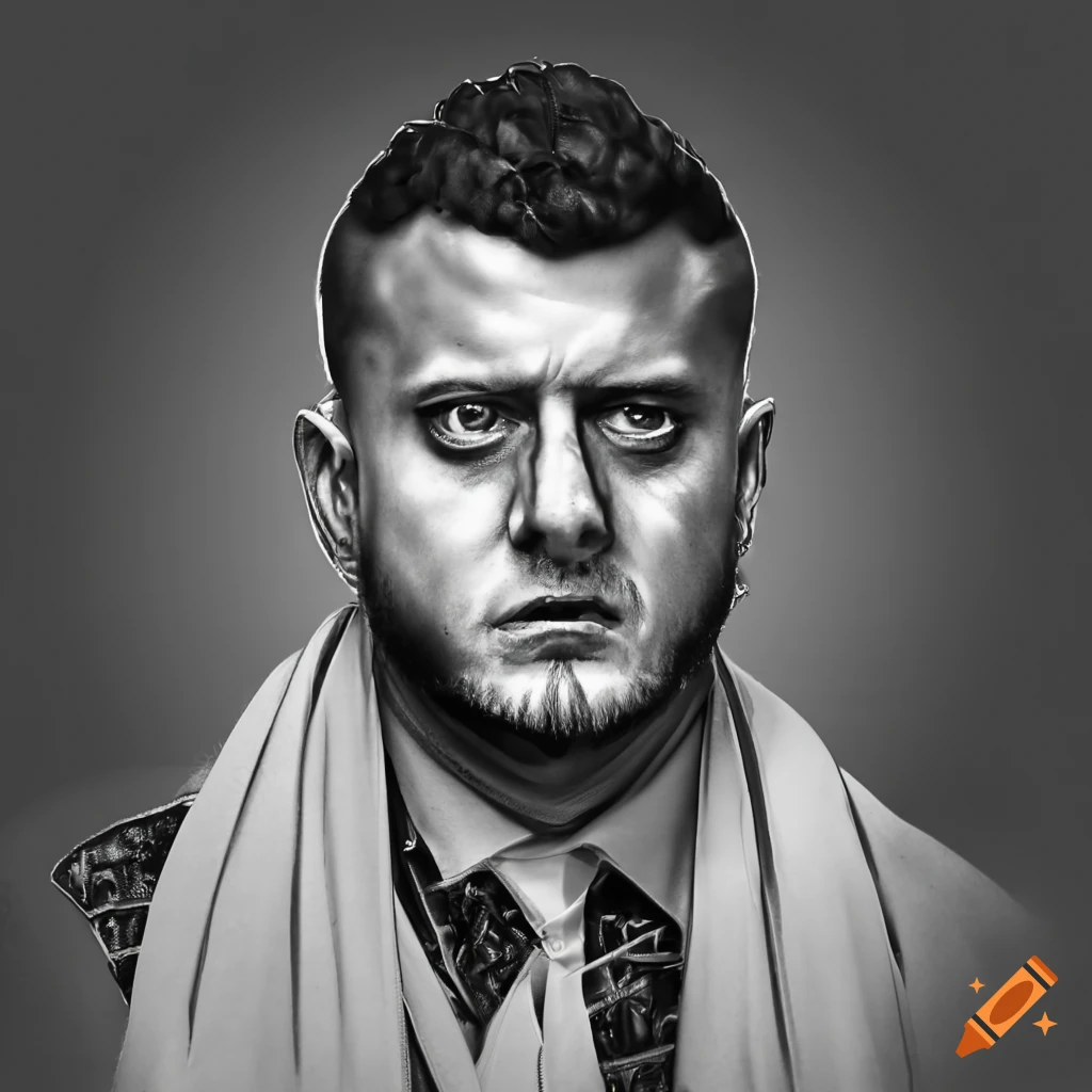 MJF in professional wrestling on Craiyon