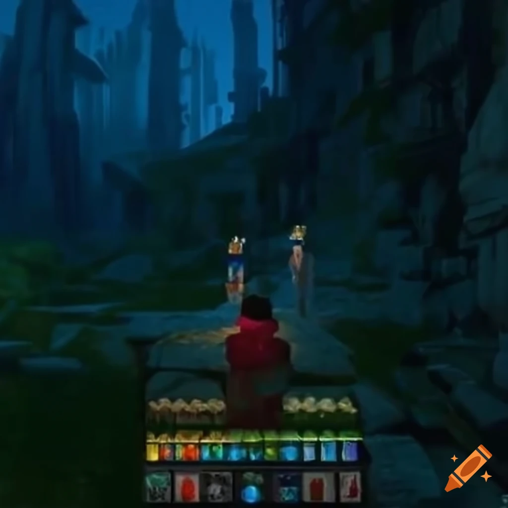 Image of a renowned pve server on Craiyon