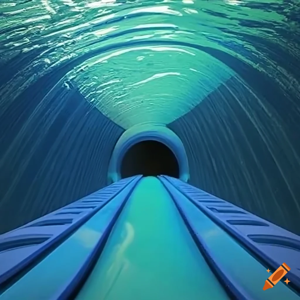 Abstract image of a wave tunnel