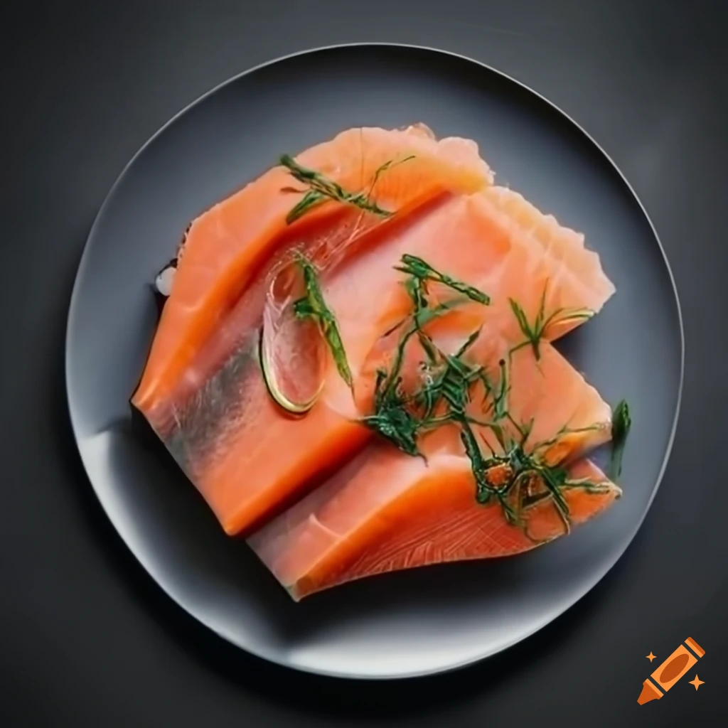Lox on a plate
