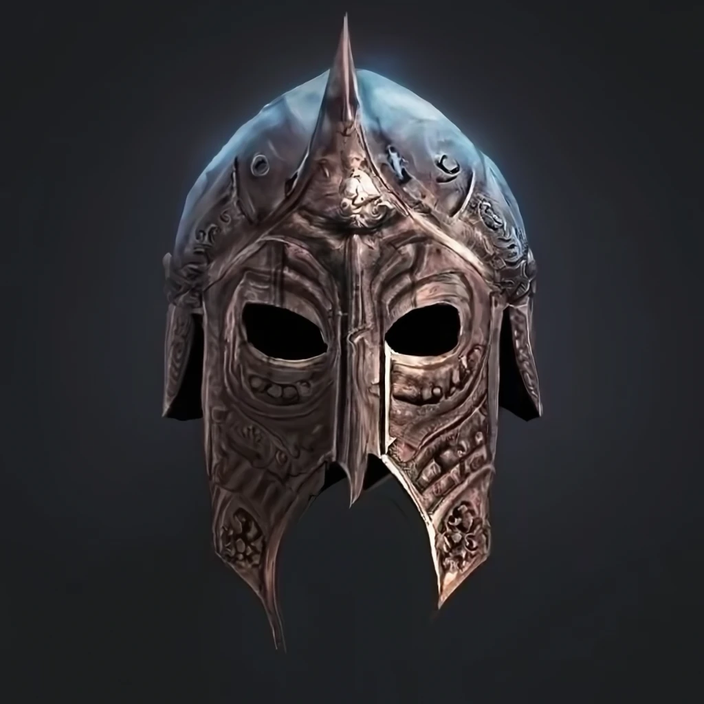 Helmet of a dark god