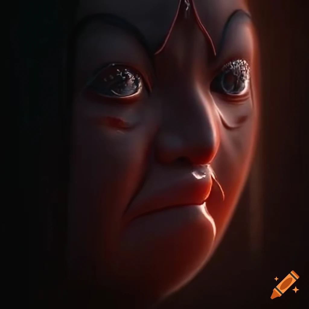 Artwork of a traditional japanese spirit