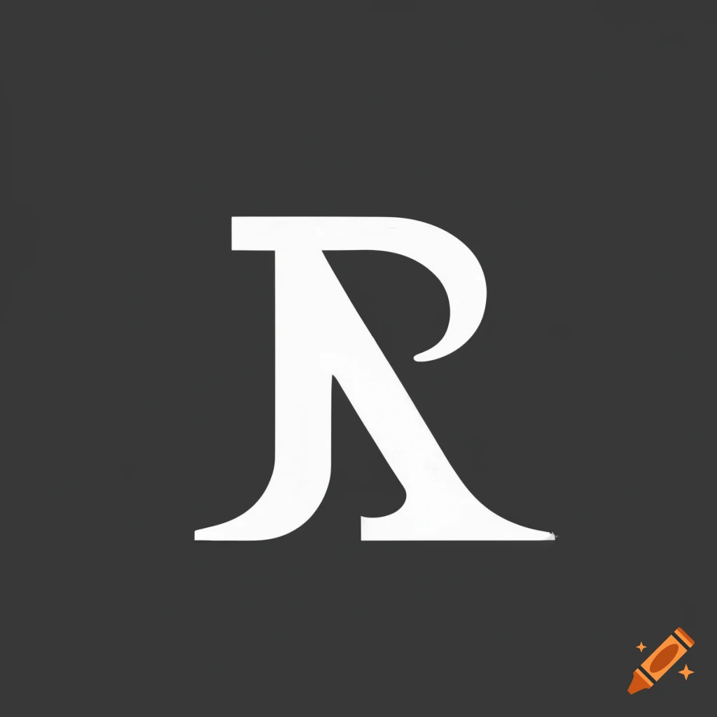 Minimalistic logo with unique r and l on Craiyon