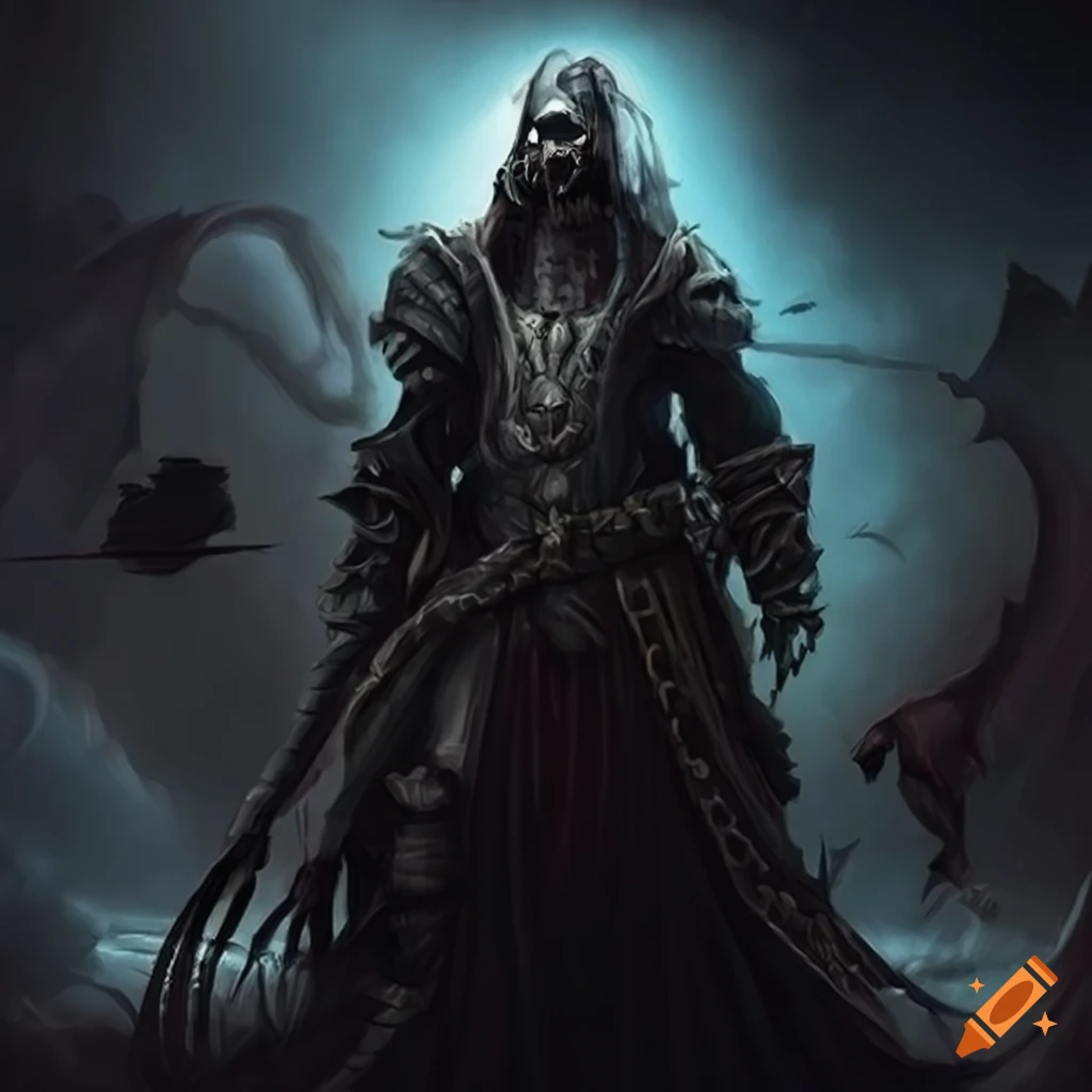 Dark fantasy space pirate