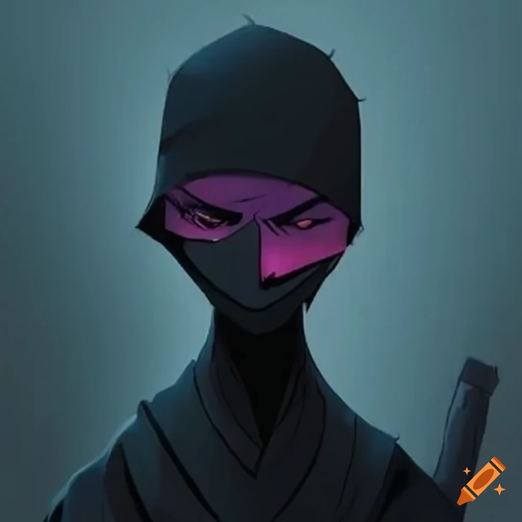 Image of a mysterious shadow ninja on Craiyon