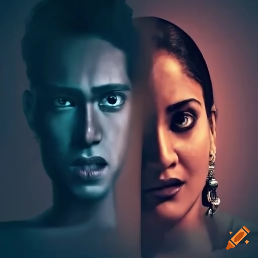 Emotional Scene Between An Indian Woman And A Troubled Young Man