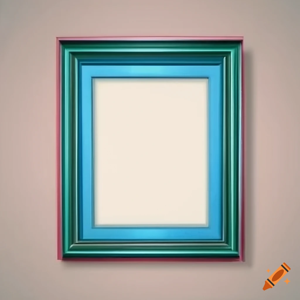Colorful picture frame on Craiyon