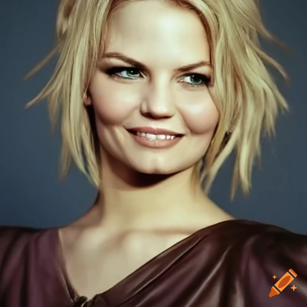 Smiling young woman with bangs in her hair on Craiyon
