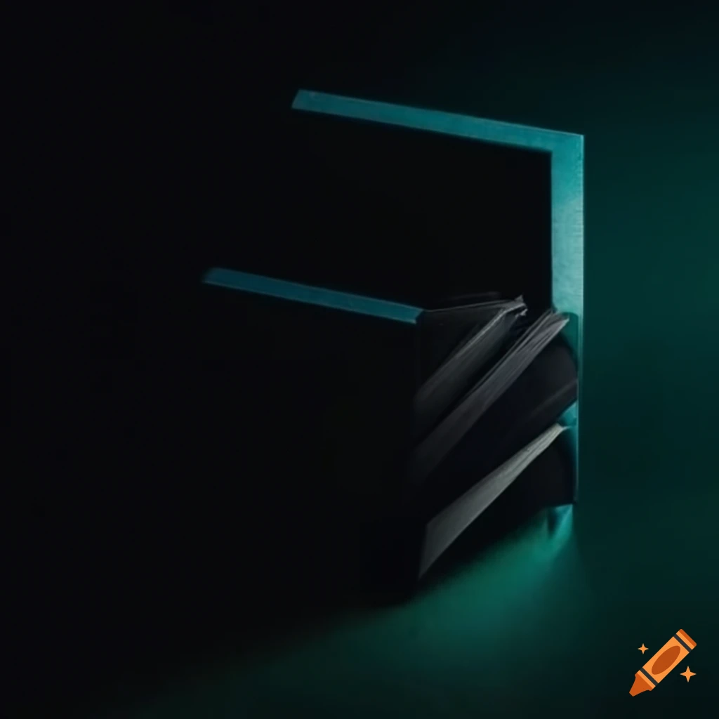 Dark techno album cover with geometric design on Craiyon