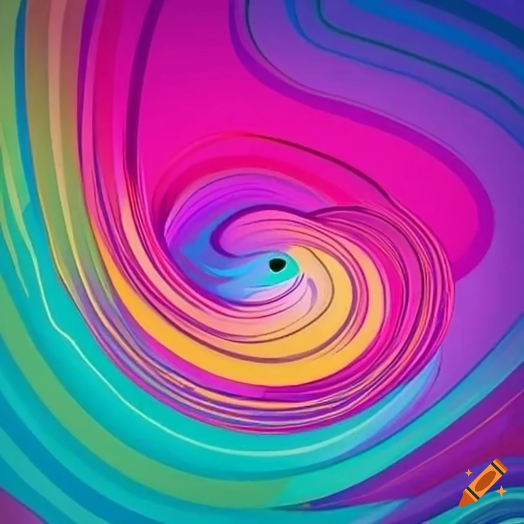 Colorful pattern on an id card