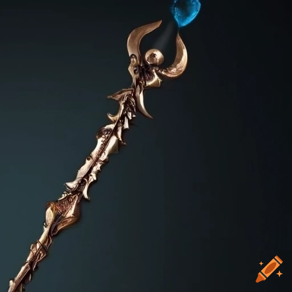 Illustration of war wands on Craiyon