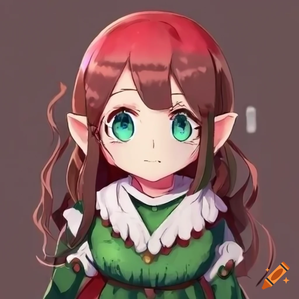 Anime Character With Green Hair And Gnome Like Appearance On Craiyon