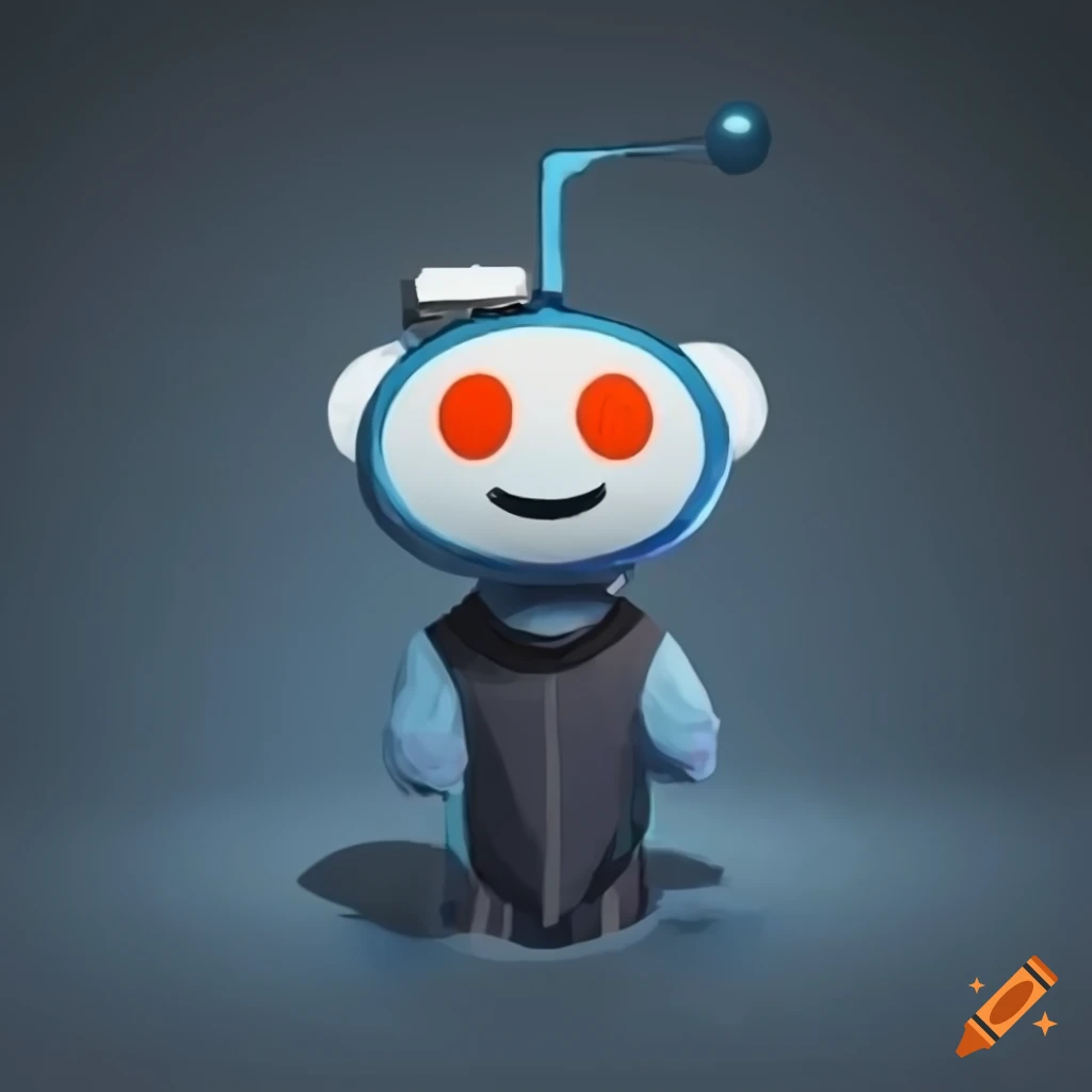 Futuristic cyber avatar