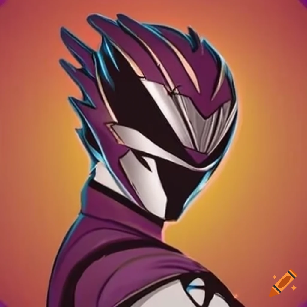 Dragon power ranger in battle stance on Craiyon