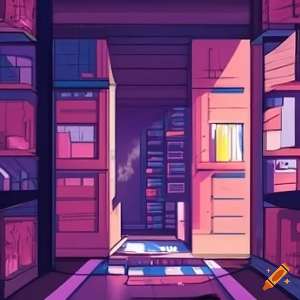 Illustration of private storage spaces