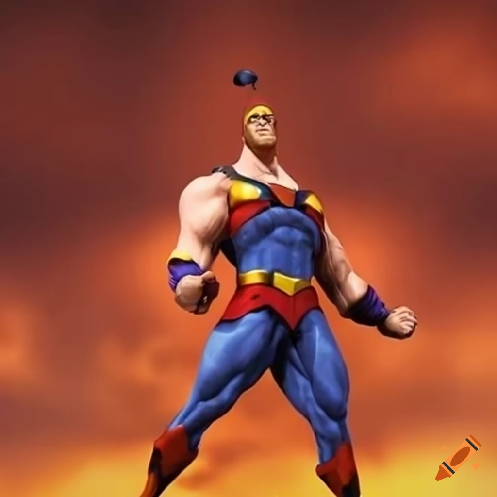 Hercules superhero costume on Craiyon