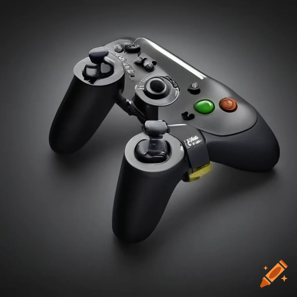 Image of a video game controller on Craiyon