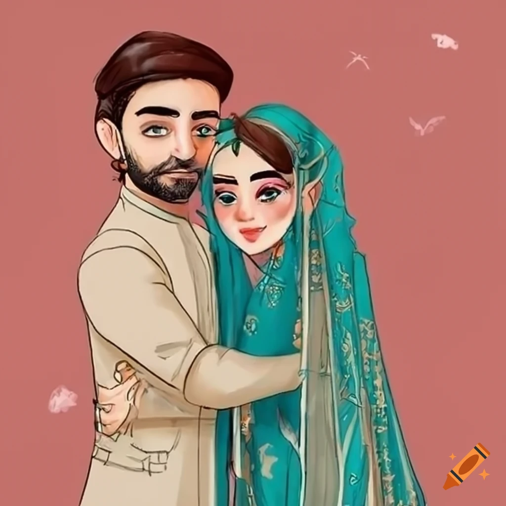 Nikkah Anniversary cake design for Shamail and Bushra on Craiyon