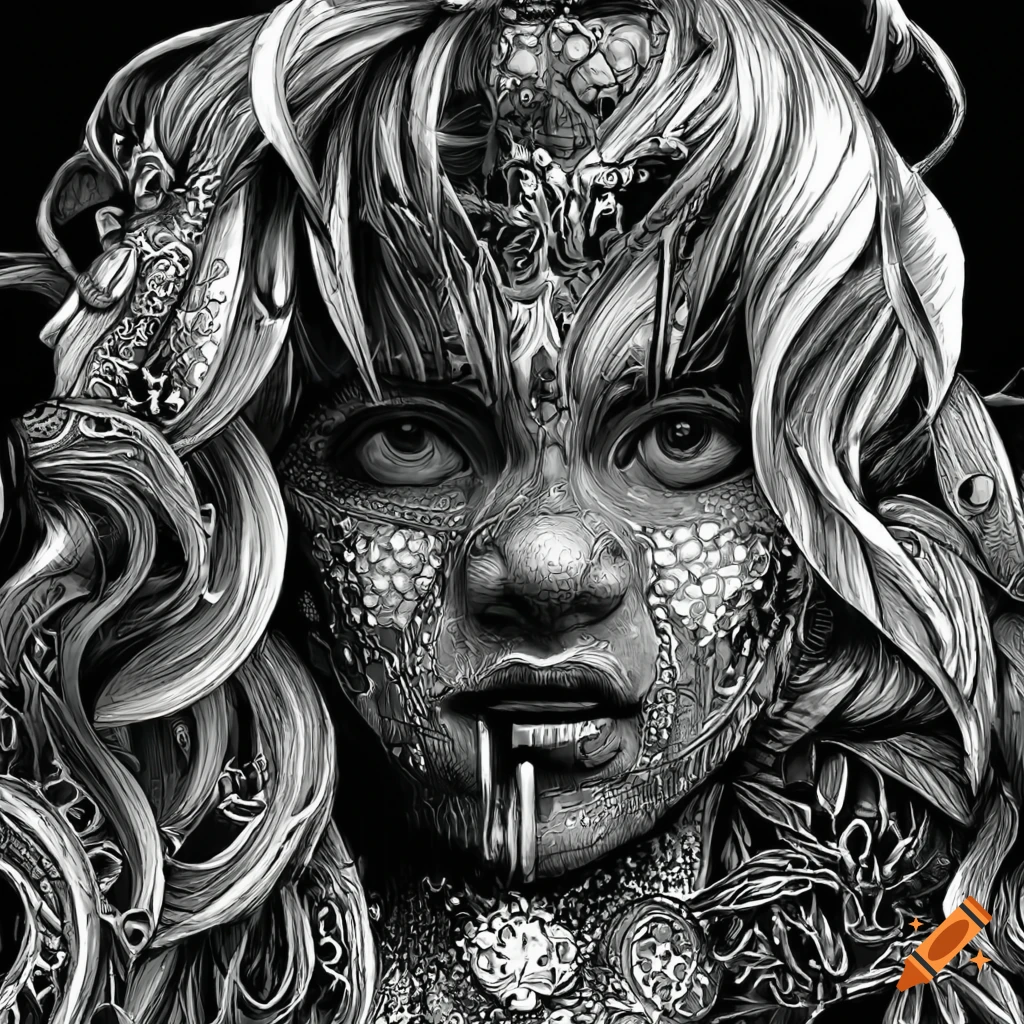 Detailed Fantasy Coloring Page