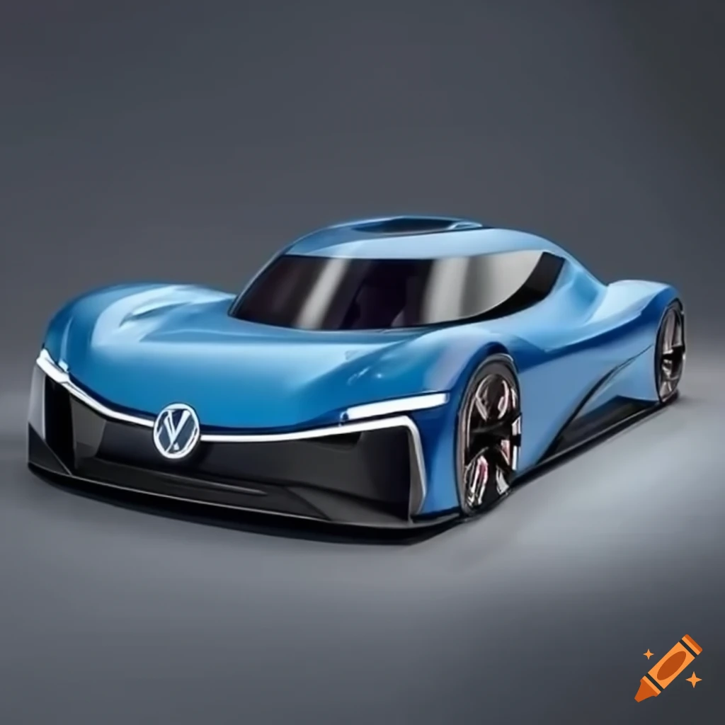 Volkswagen hypercar 2023 on Craiyon
