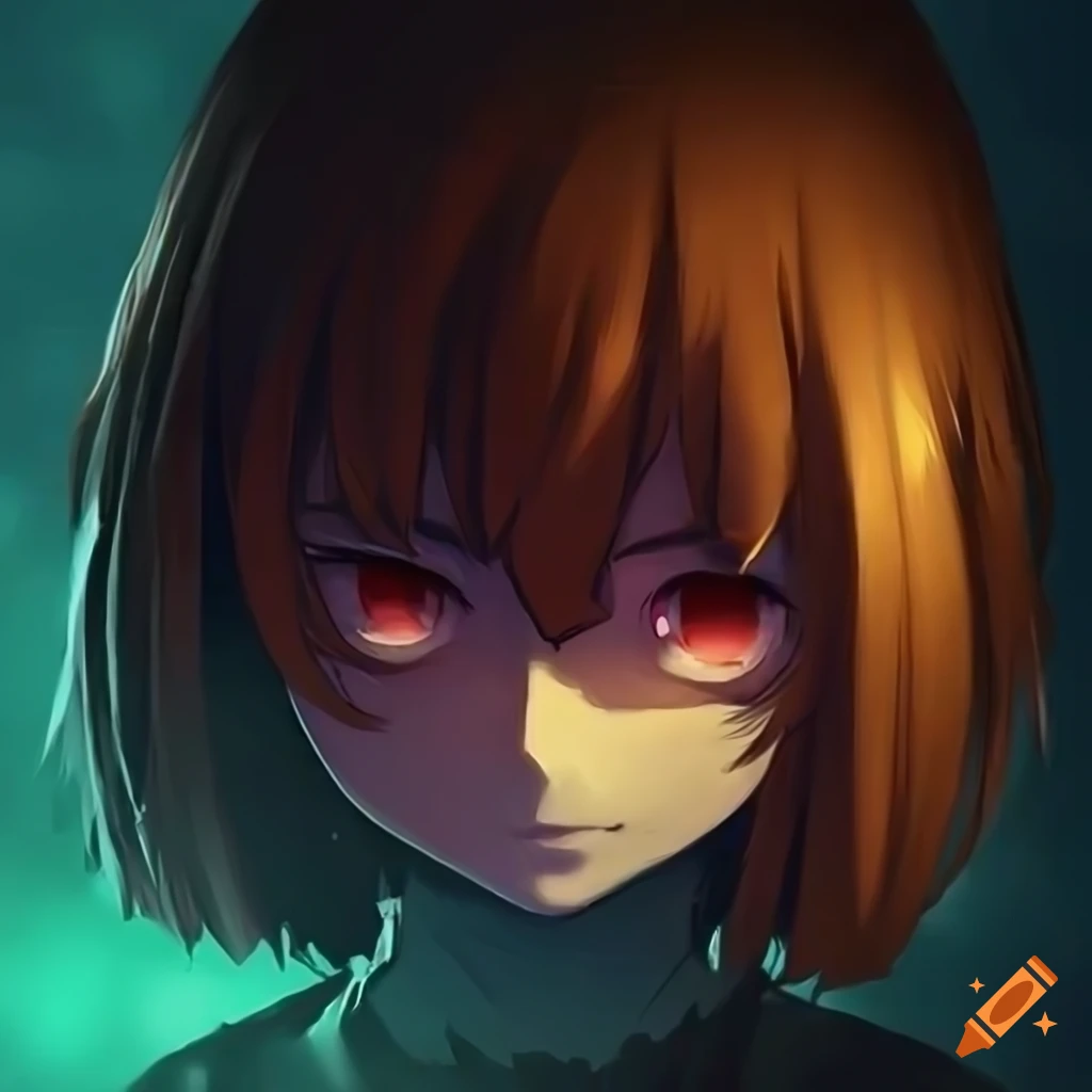 Undertale character chara in empress attire on Craiyon