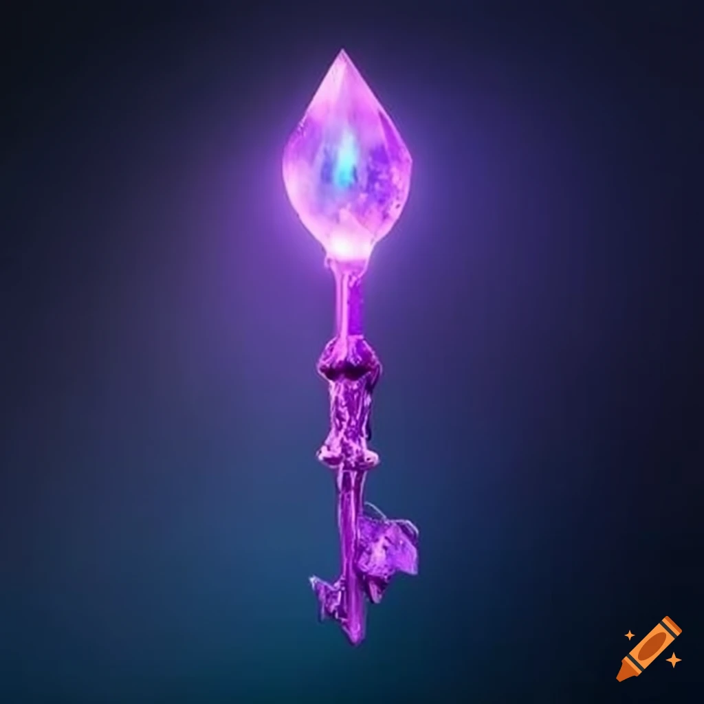 Luminal bonds keyblade with silver key-shaped blade and ethereal ...