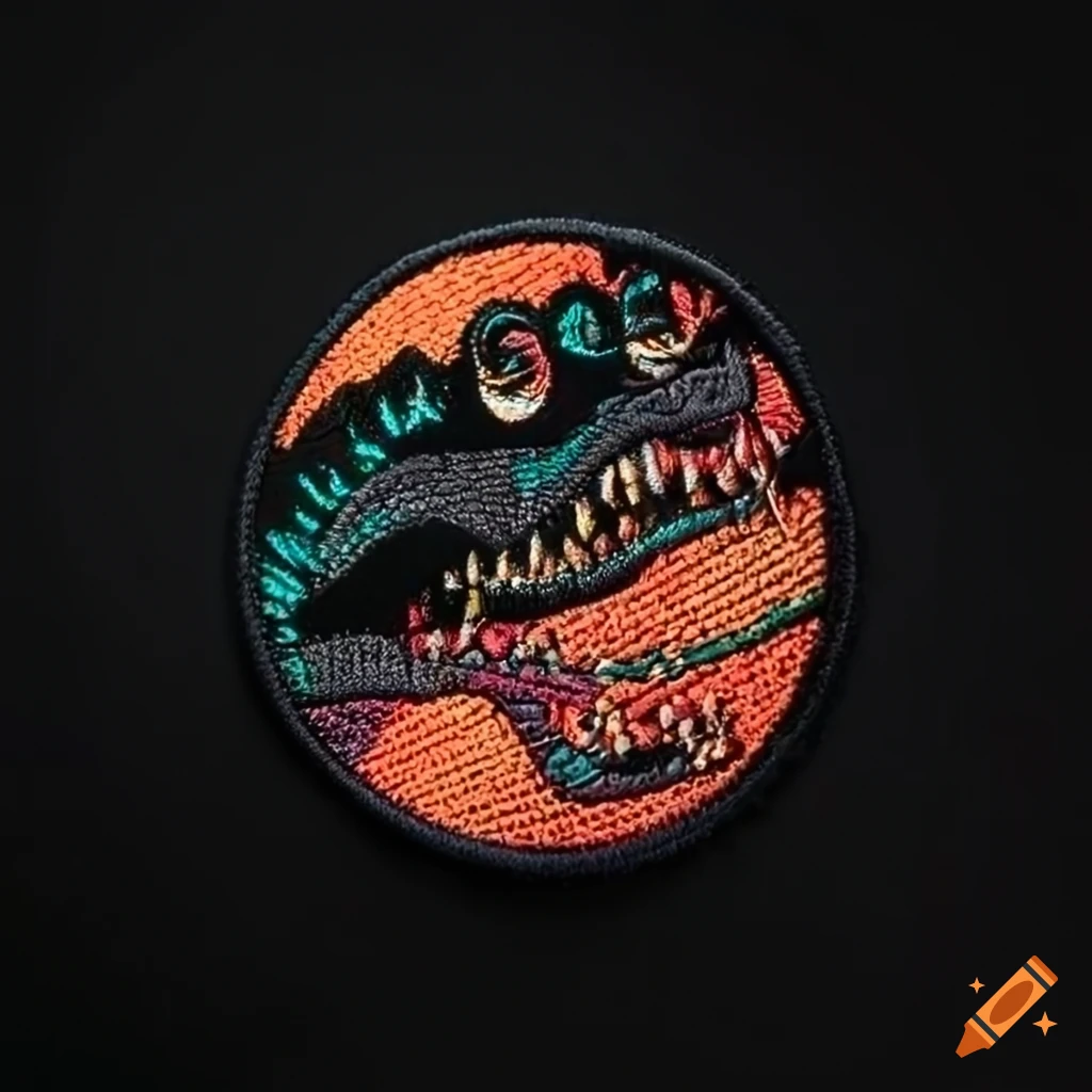 Noir graphic design patch on Craiyon