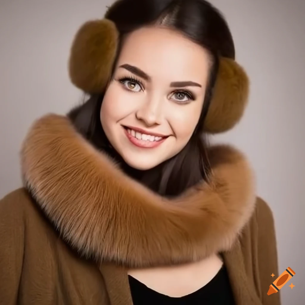 Brunette Woman With Fluffy Hair And Winter Accessories On Craiyon brunette-woman-with-fluffy-hair-and-winter-accessories-on-craiyon