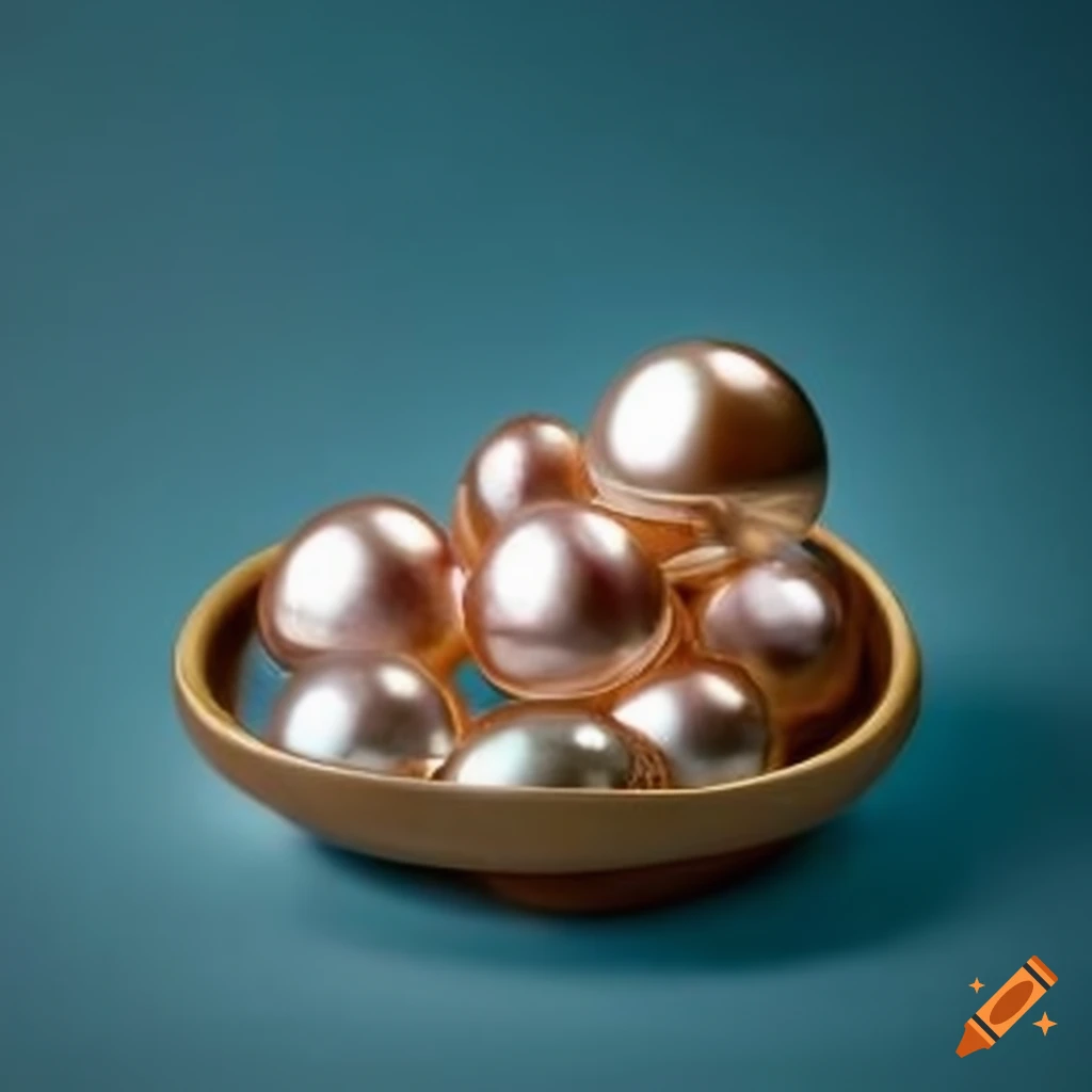 Exquisite pearls on display