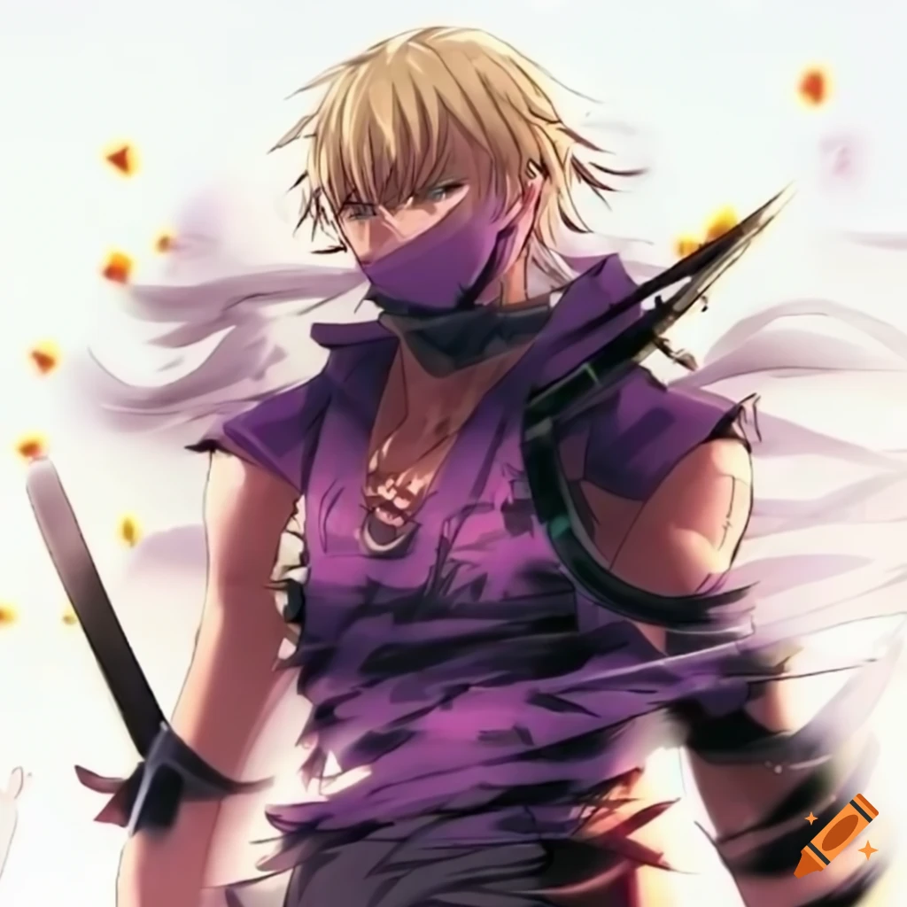 Picture of nardz, a handsome battle ninja pirate in an anime-style ...