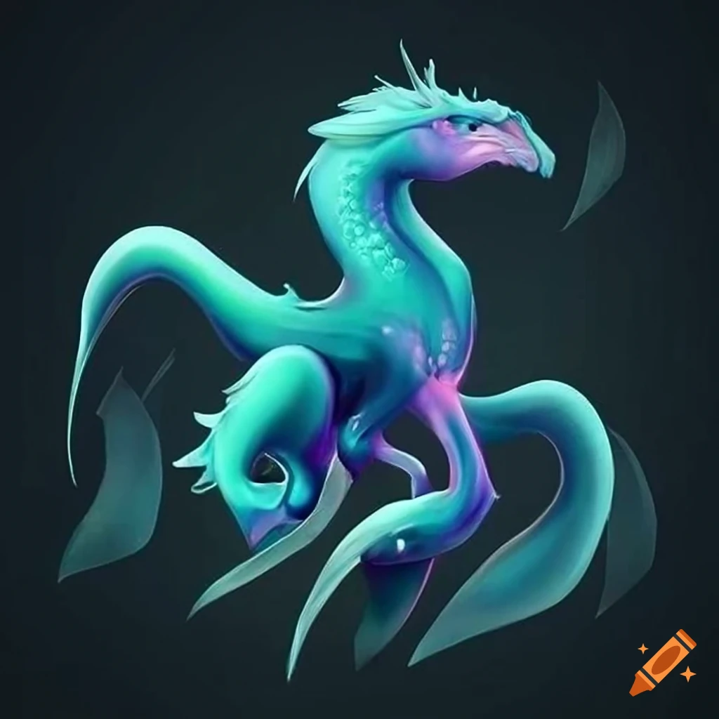 Art of an exquisite imaginary creature on Craiyon