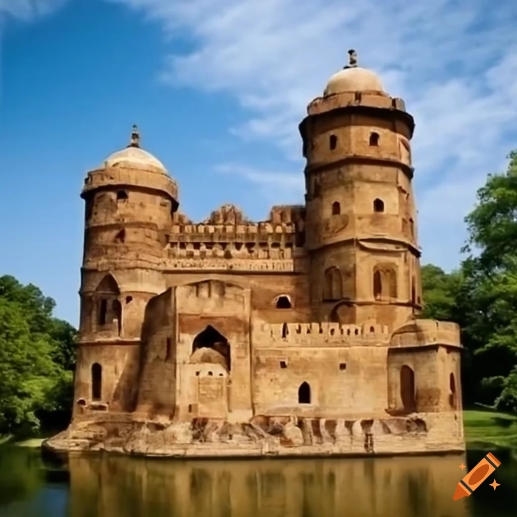 Indian castle on Craiyon