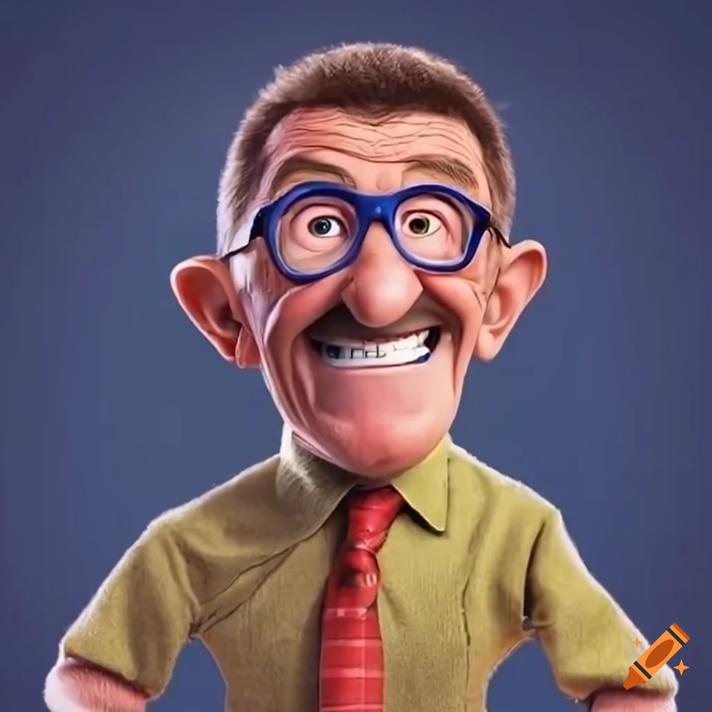 Chuckle brothers in pixar style