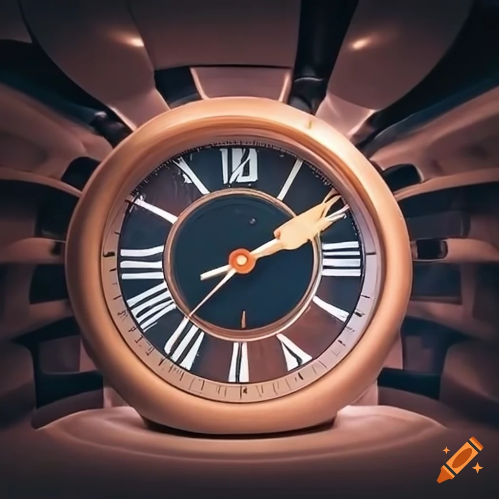 Hand clock inside a jacuzzi