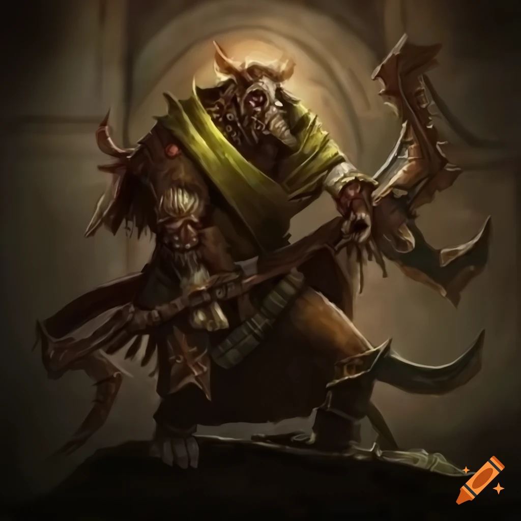 Image of a skaven on Craiyon