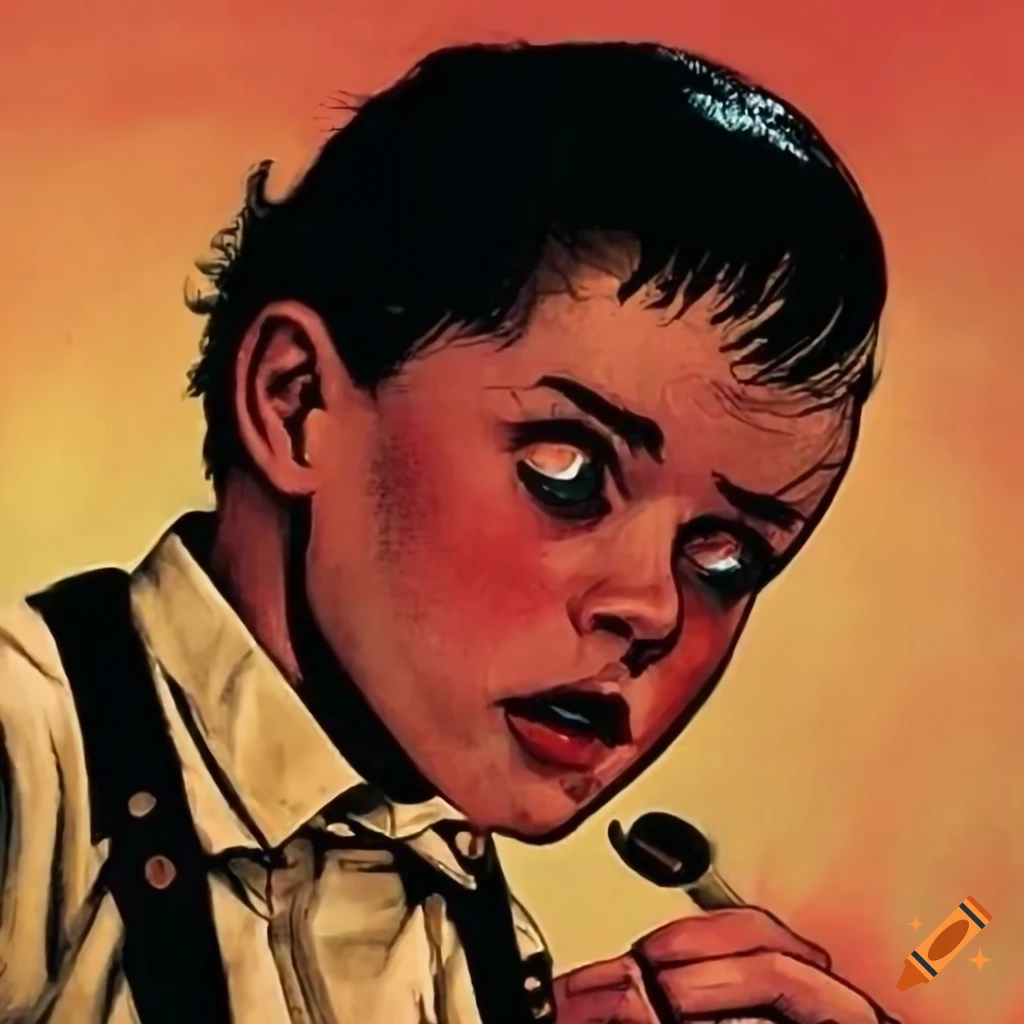 Cover of the noir graphic novel by norman rockwell