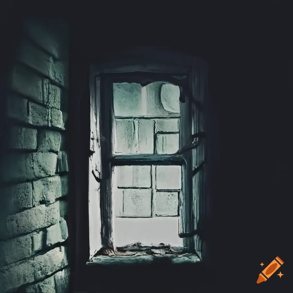 Window in an old house on Craiyon